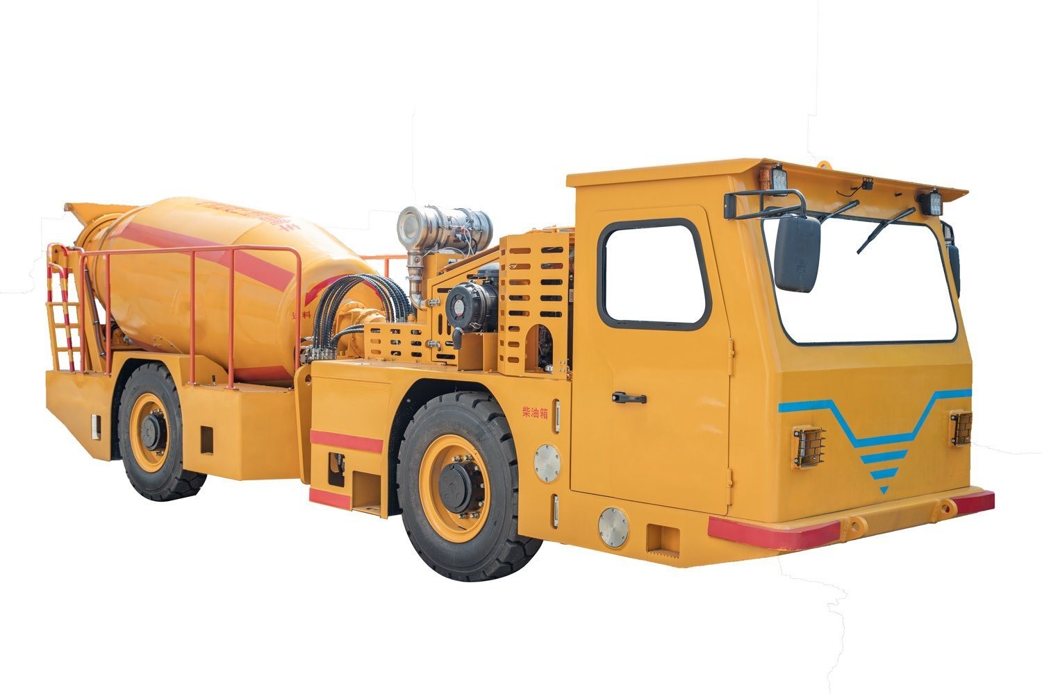 KJCJ-3 Underground Mining Concrete Mixer Equipped With Cummins Engine